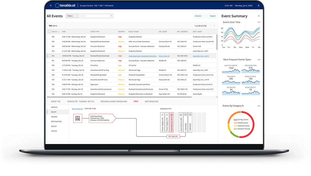 Tenable OT | Security Solution for Industrial and IoT Devices Tenable OT | Security Solution for Industrial and IoT Devices